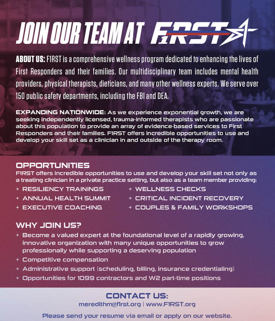 Join the Team – F1rst